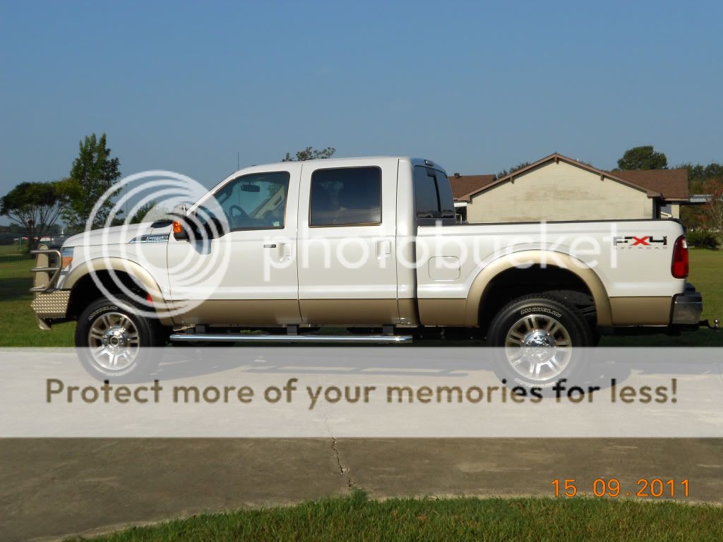 Pics 2011 F250 w/2.5"fr 2"r Readylift w/ BFG TA KO 35" - Ford Truck ...