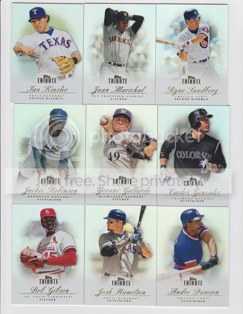 2012 Tribute Large Flipable Lot - Blowout Cards Forums