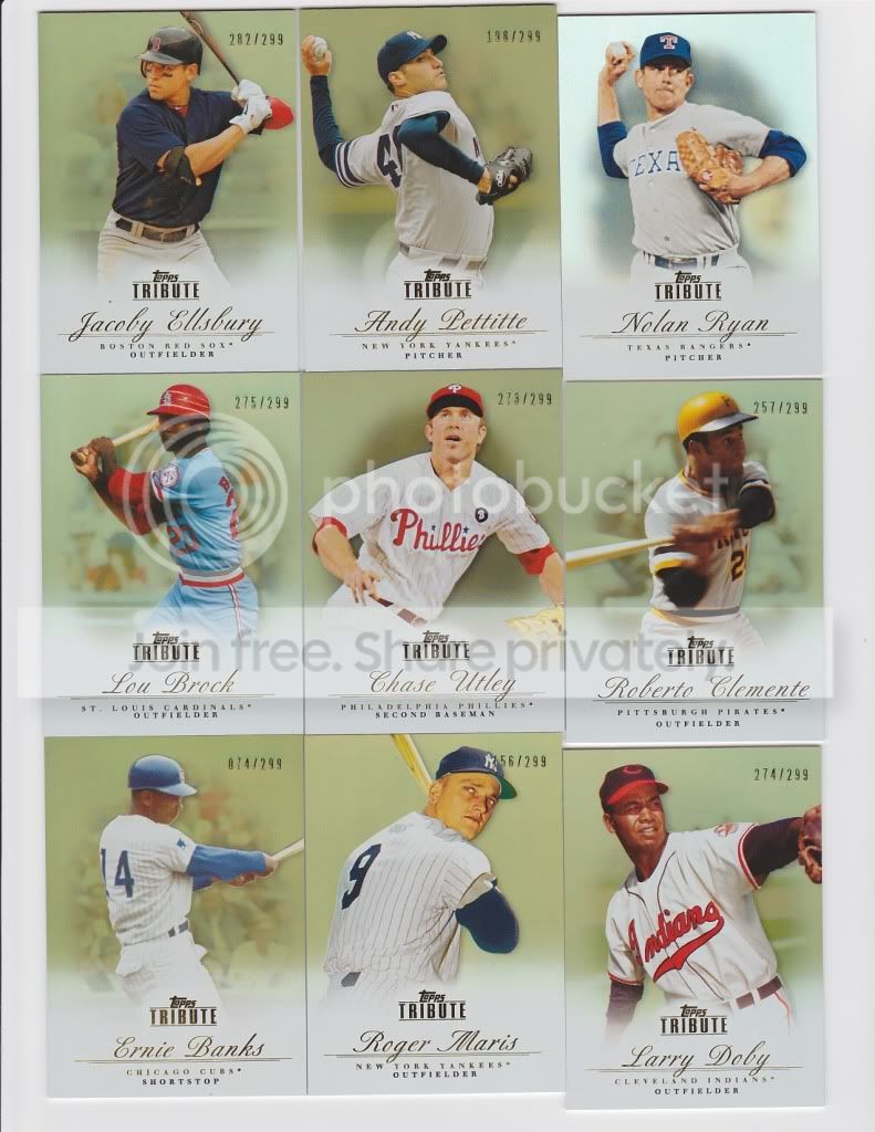 2012 Tribute Large Flipable Lot - Blowout Cards Forums