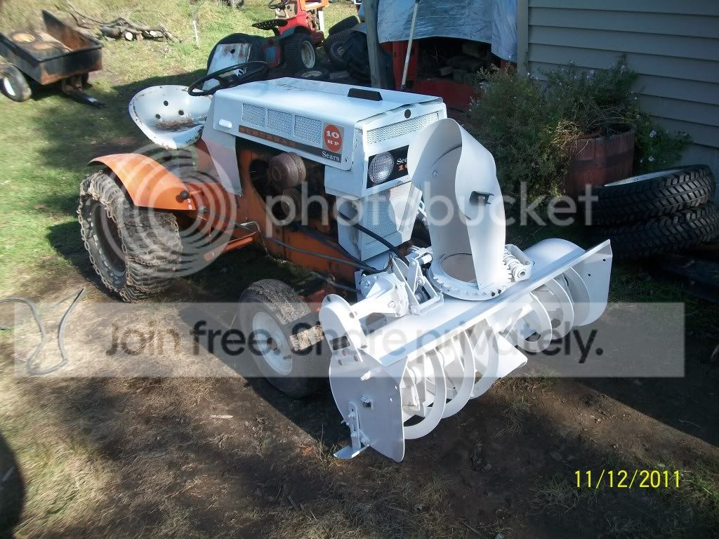My snowblower resto with before and after pics | My Tractor Forum